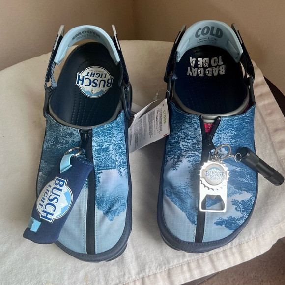 CROCS | Shoes | Busch Beer X Crocs Classic All Terrain Clogs For Men ...